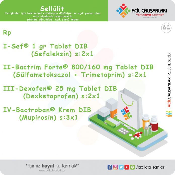Sellülit Reçetesi | Acil Çalışanları
